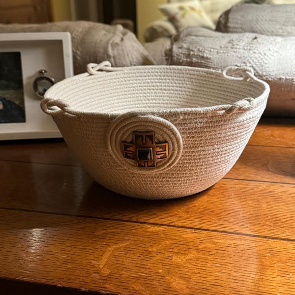 Do You Like Decor With Boho Flair This Colorful, Handmade Cotton Rope ...