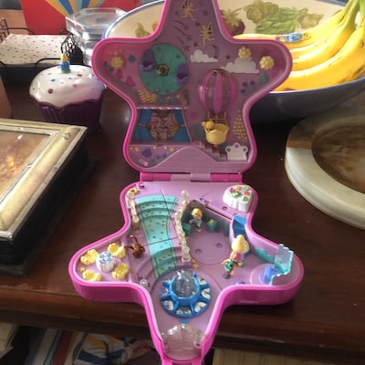 1995 Rare HTF Littlest Pet Shop Hop N Go Bunnies With Garden Hutch 100% ...