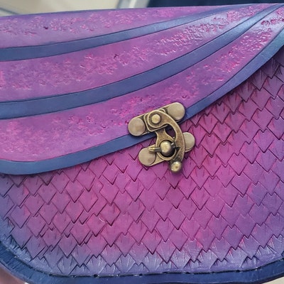 Strawberry Leather Bag - Etsy