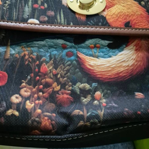Gothic Skeleton Reading Satchel, Dark Academia Skeleton Library Floral ...