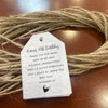 Small Personalised Gift Tags Mini Name Tags Rustic Labels Favour Tags ...