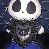 BATTY SKELETON | Spooky Vinyl Bumper Decal | Gothic Car Accessories ...