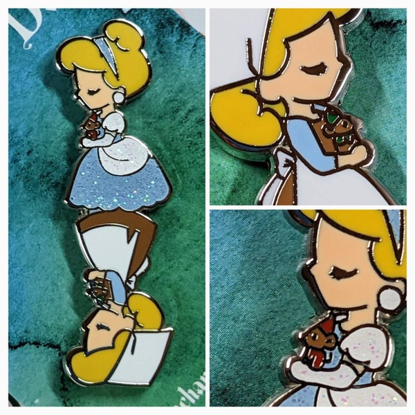 Cinderella Hard Enamel Flip Pin - Etsy