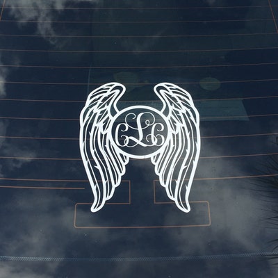 Wings Svg,angel Wings Svg,monogram SVG File,cutting Template-vector ...