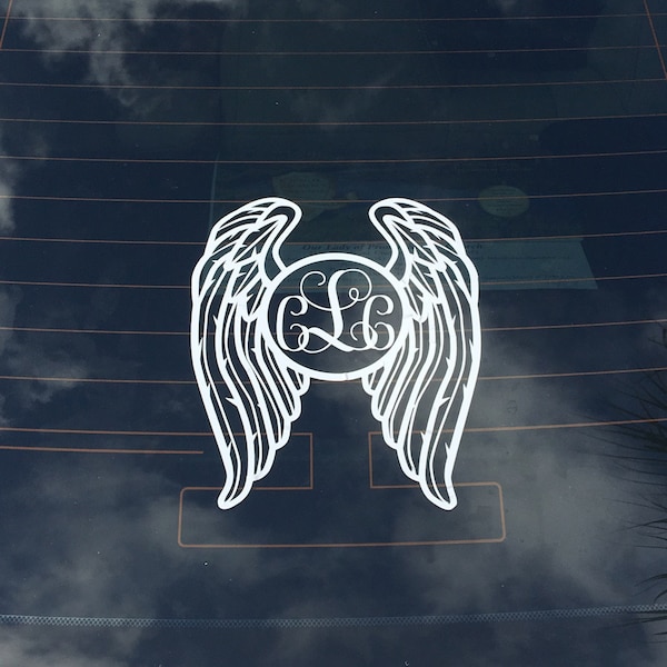 Wings Svg,angel Wings Svg,monogram SVG File,cutting Template-vector ...
