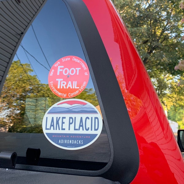 NYS Foot Trail Sticker (1) (adirondack / Catskill Trail Markers) - Etsy
