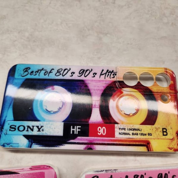 Y2K 80s 90s Retro Mixtape Cassette Tape Phone Case, Music Lover Gifts ...