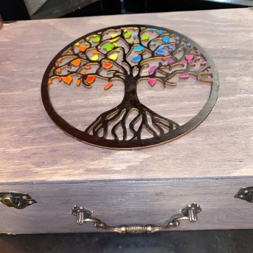 Tree of Life w/Leaves Unfinished Wood Cutout Cut out Shape Ready to ...