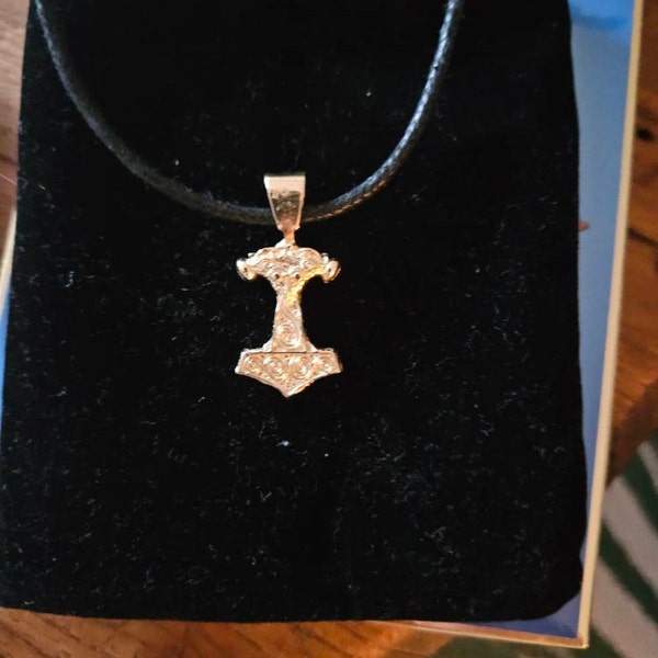 Solid, Gold, 14k, Yellow, Cross, Ragnar, Ragnars Cross, Pendant, Amulet ...