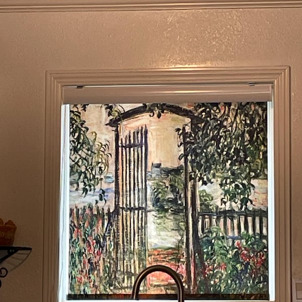 3 Flowers Themed Kitchen Roller Shades | Roller Shades for Kitchen ...