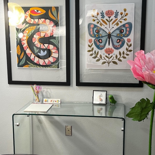 Coffee Line Art Print Abstract Cafe Decor Black on Beige Minimal Cafe ...