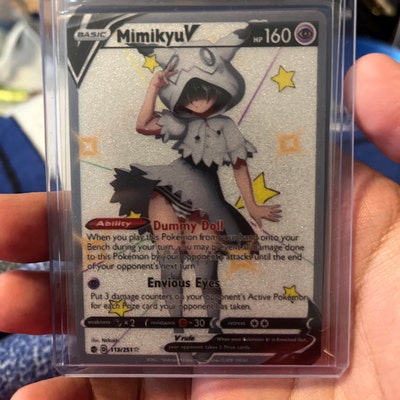Custom Full Art Mimikyu V - Etsy
