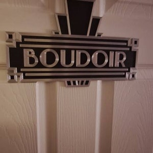 Custom Art Deco Sign Decor Home Art Deco 3D Printed Decoration Interior ...