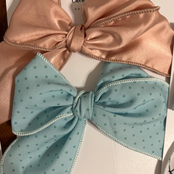 Checkered Hair Bow, Trendy Hair Bows, Women's Hair Bows, Summer Bows ...