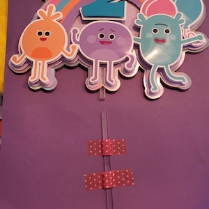 Bumble Nums Cake Topper / Super Simple Theme - Etsy