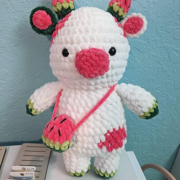 12 in 1 Fruit Cows Plushie Crochet Pattern | Strawberry, Blueberry ...