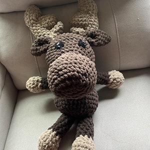 Manny Moose CROCHET PATTERN, Amigurumi Crochet Pattern, PDF, English ...
