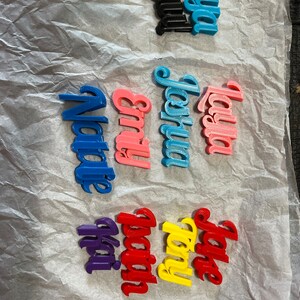 Disney Style Name Keychain Disney Letters Personalized Name - Etsy