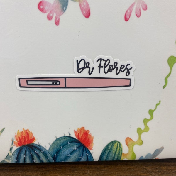 Personalized Flair Pen Sticker | Water Bottle Sticker | Laptop Sticker ...