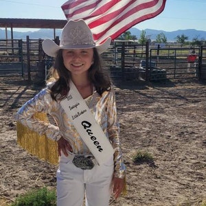 Patriotic Waves Arena Rodeo Queen Shirt Sizes Child 5/6 Adult Xlarge - Etsy