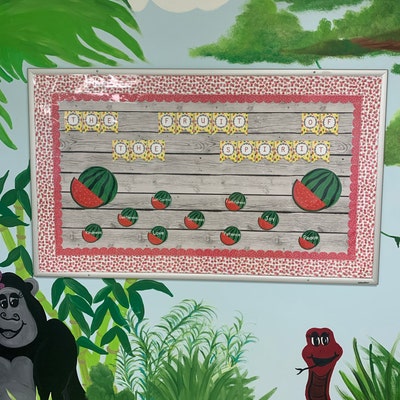 Strawberry Truck Strawberry Summer Bulletin Board Borders - Etsy