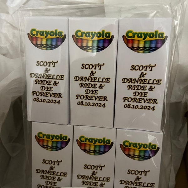 Custom Crayon Boxes - Etsy