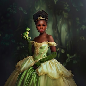 Custom Fairy Portrait From Photo Custom Princess Portrait Princess ...