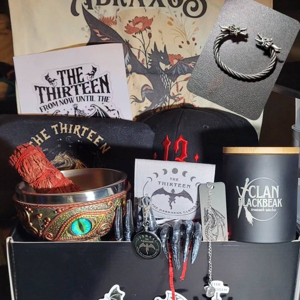 Manon Blackbeak Book Box | the Thirteen | Ironteeth Clan | Bookish Box ...