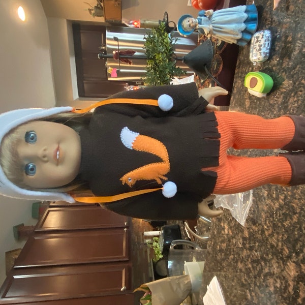 Foxy - Clothes Fits 18 Inch Doll - 4 Piece Doll Outfit - Hat, Blouse ...