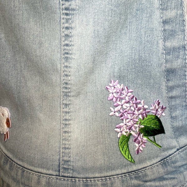 Lilac Flowers - Gardening/spring/bunch/natural - Iron on Applique ...