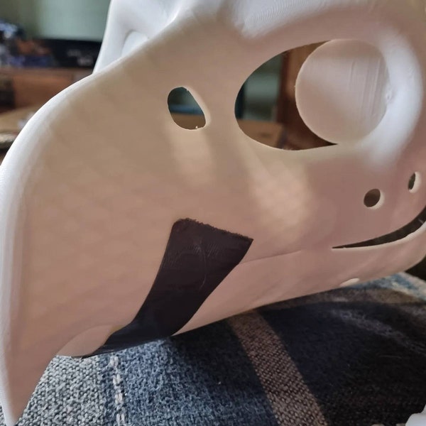 Head Base Toony Raven / Crow Moving Static Jaw Beak for Fursuits ...