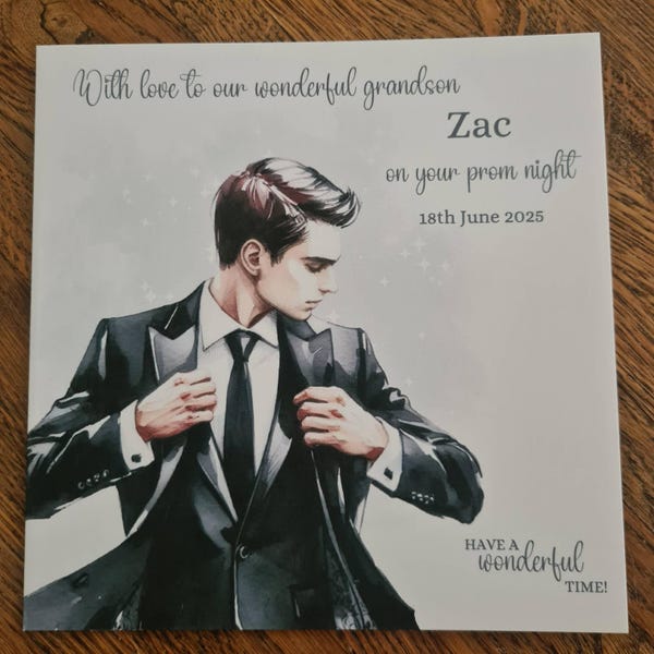 Prom Night Card for Granddaughter, Daughter, Niece, Great Granddaughter ...