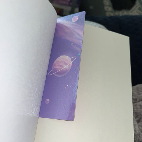 Space Bookmark: Pastel Planet Holographic Bookmark | Gifts for Space ...