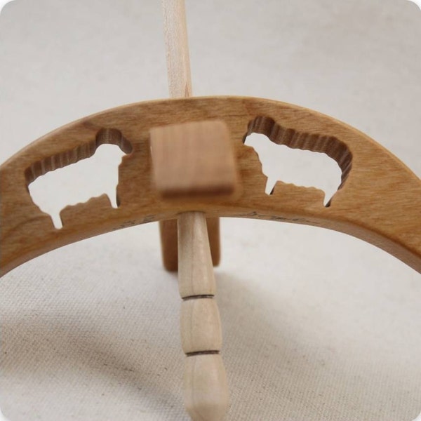 5/8 Honey Locust Full Size Glider Turkish Drop Spindle - Etsy