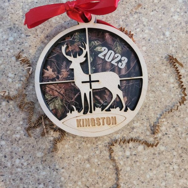 Personalized Hunting Christmas Ornament Gift for Hunter, Hunting ...