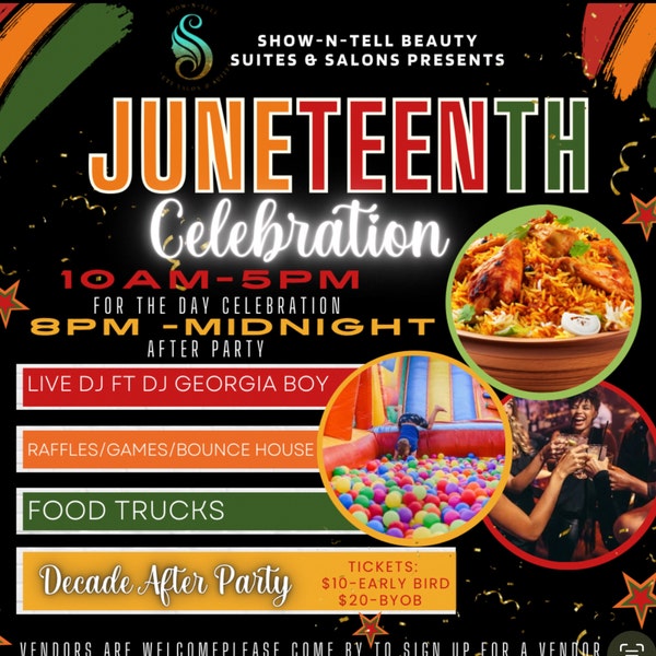 Juneteenth Flyer, Juneteenth Sale Flyer, Knotless Braids Flyer, Summer ...