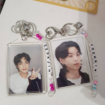 BTS Jimin Bias Bracelet & Keychain Set, FACE Album, Park Jimin, BTS ...
