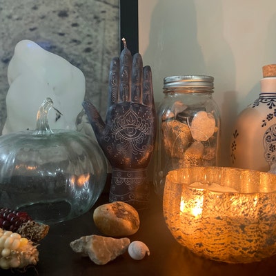 Hand Candle Evil Eye Protection Hand of Glory - Etsy