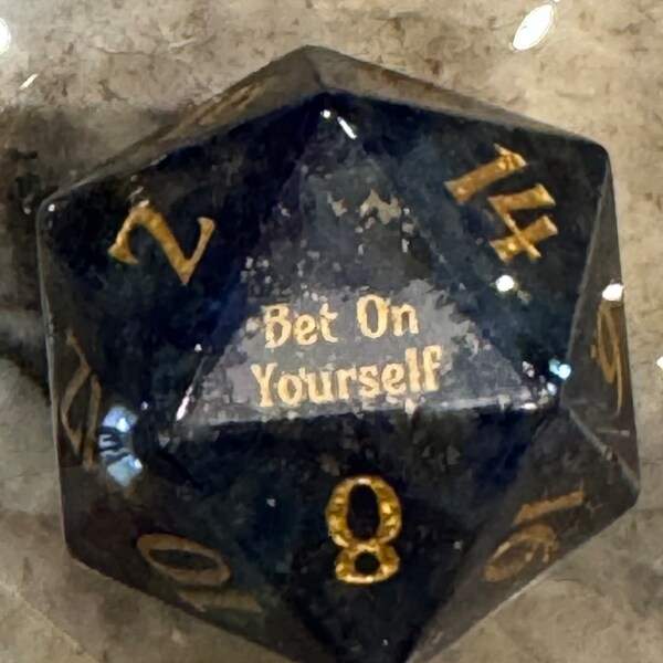 Crow D20 Dice | Raven Dice | Crow and Moon | Dungeons & Dragons | DND ...