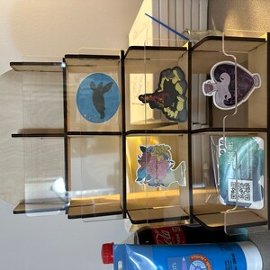 Laser Cut Files for 4 Inch Coaster Display Stand With 15 - Etsy