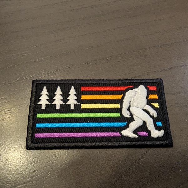 Bigfoot American Flag Patch – Embroidered USA Sasquatch Patch ...