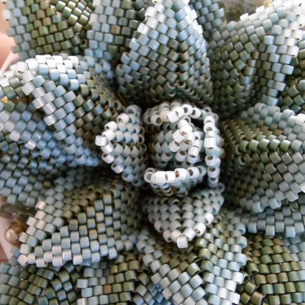 Beaded Succulents Sewing Pattern - Seed Bead Tutorial (PDF) - Etsy