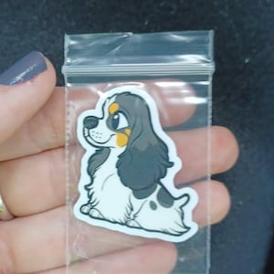 American Cocker Spaniel Sticker Chibi Puppy Dog Vinyl - Etsy
