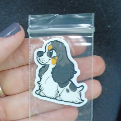 American Cocker Spaniel Sticker Chibi Puppy Dog Vinyl - Etsy