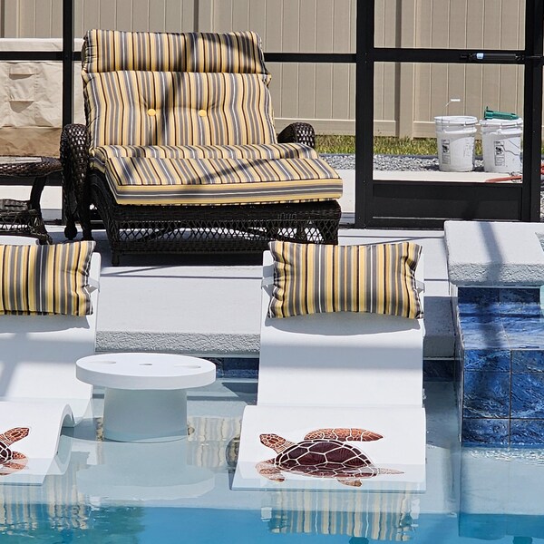 Custom Sunbrella Boat Boarding Mat: Tailwalking Marlin Gunnel Mat - Etsy