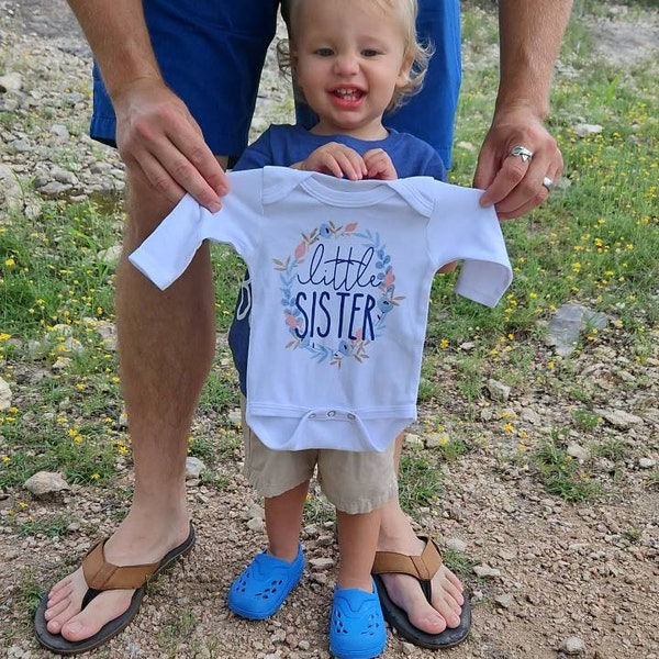 Big Brother/little Sister Matching Sibling Set. Baby Shower Gift. Take ...