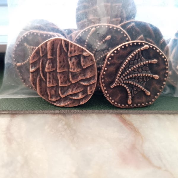 40x Dragon Coins in 3 Different Colors, Metal Token Upgrade for Board ...