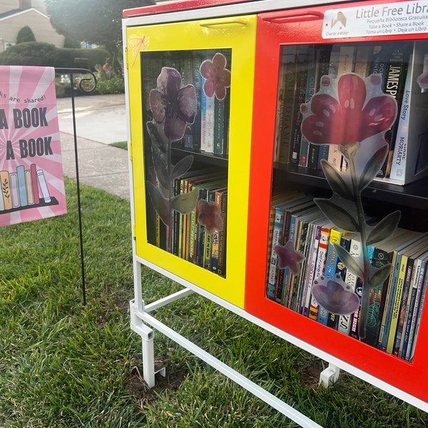 Free Library Yard Flag, Take a Book Leave a Book, Reading Garden Flag ...