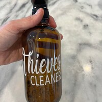 DIY Labels Thieves Cleaner Label Essential Oil Spray Bottle Label ...