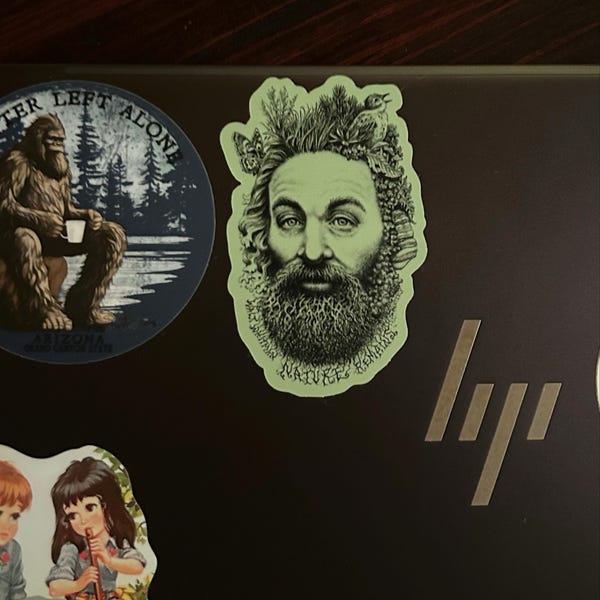 Wandering Ent Art Sticker - Etsy